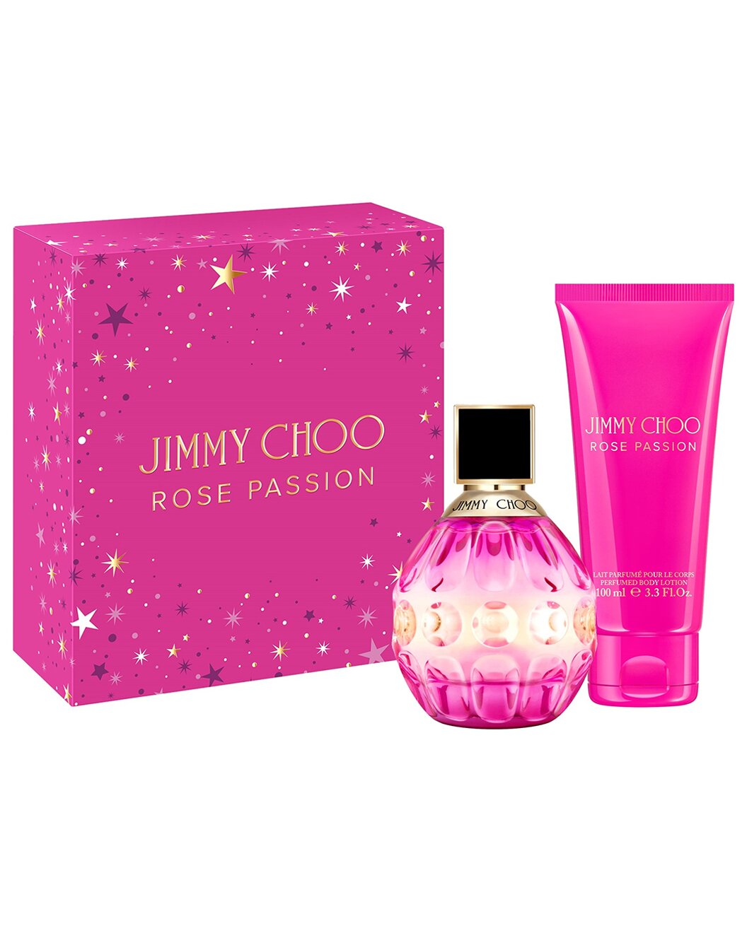 Jimmy Choo Rose Passion Gift Set 2pc - EDP 2oz & Body Lotion ...